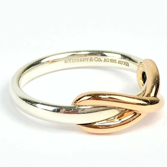 Tiffany & Co. | Jewelry | Tiffany Co Infinity Ring 8k Rose Gold And ...